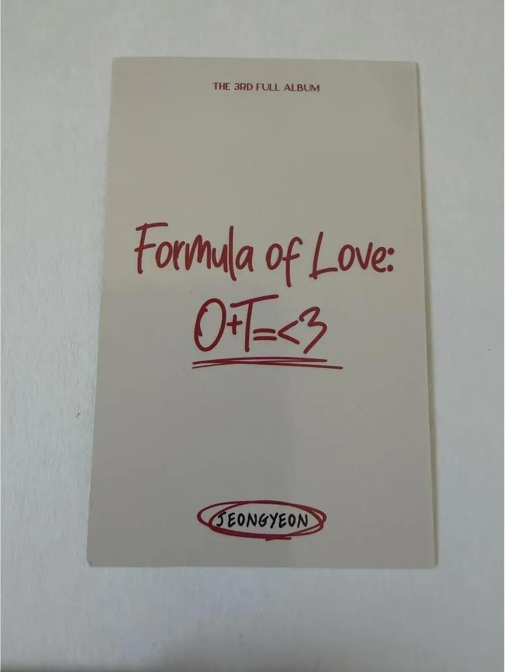 Toys | Twice Jeongyeon Formula Of Love Scratch Photocard | Poshmark